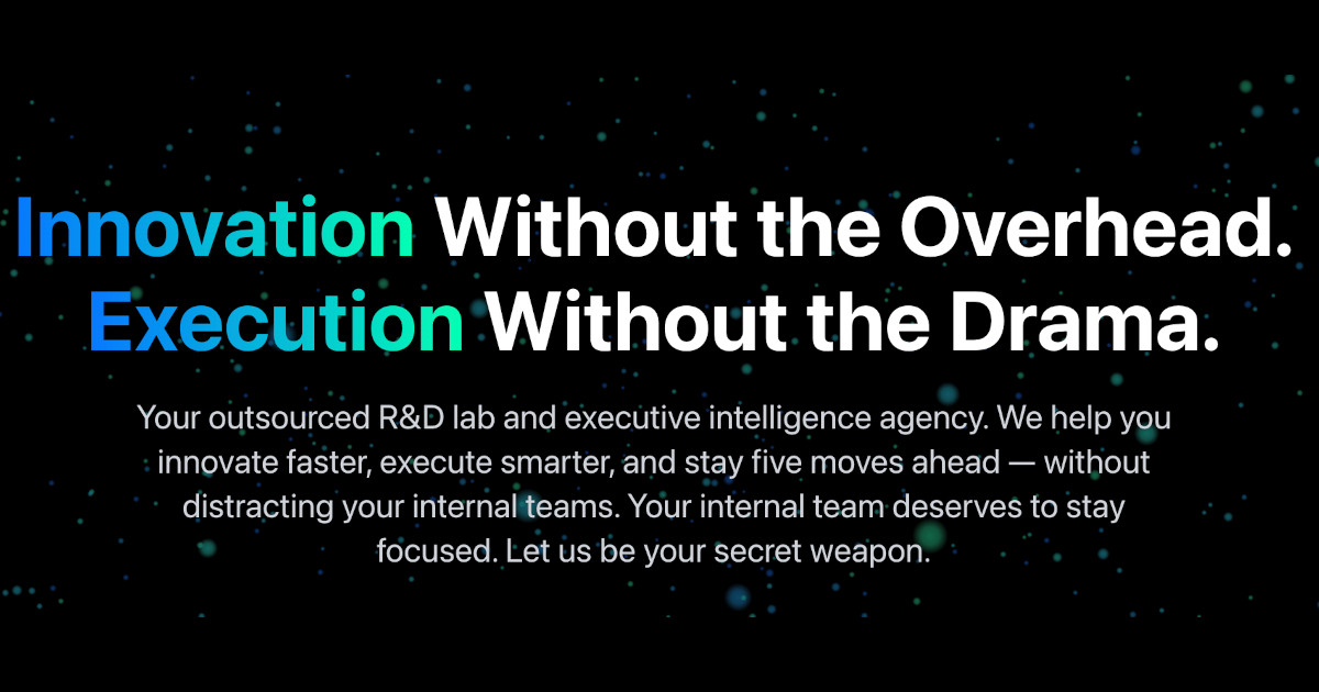 Infinite Improbability LLC - Your Outsourced R&D Lab